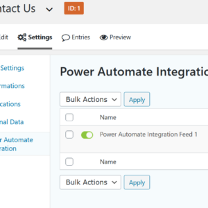 Gravity Forms Power Automate Add-On » reenhanced