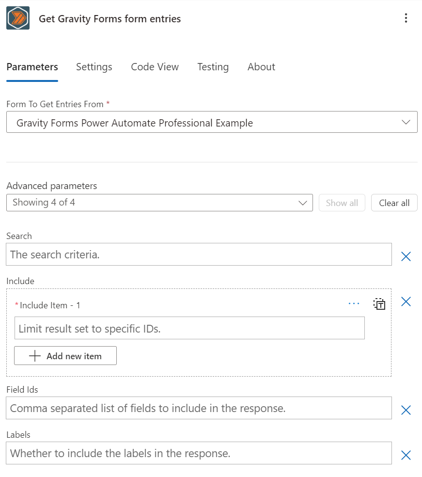 Gravity Forms Power Automate Professional » reenhanced